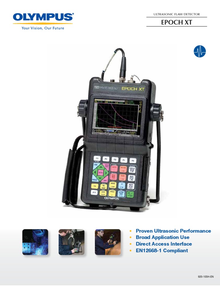 Panametrics Olympus Epoch XT Datasheet | PDF | Usb | Personal Computers