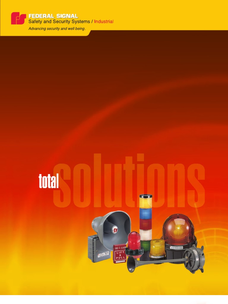 Safety Federal Signal Products | PDF | Light Emitting Diode ...