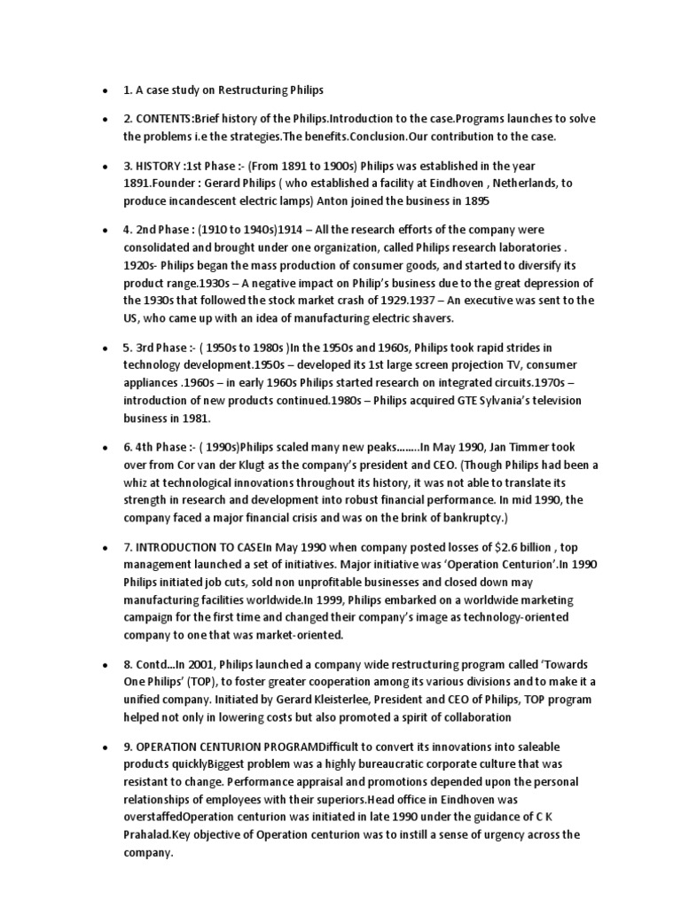 Philips | PDF | Philips | Strategic Management