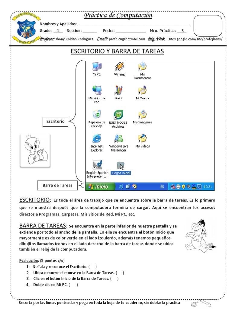 Understanding the Desktop and Taskbar: An Introduction to Basic ...