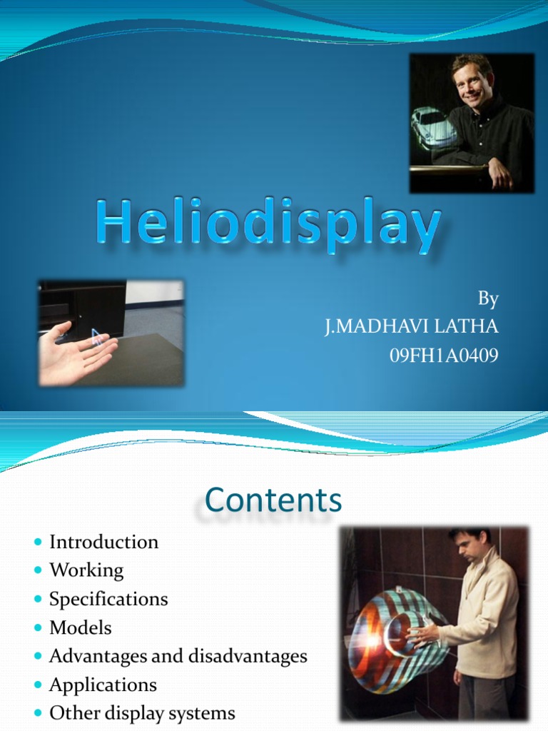 Heliodisplay | PDF | Electronic Engineering | Optics