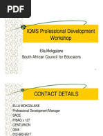 SACE CPTD Handbook | PDF | Teachers | Educational Assessment