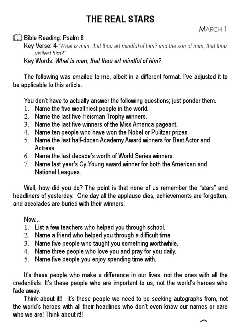 Emphasis On Thoughts of A Pastor | PDF | Apollo Program | Jesus