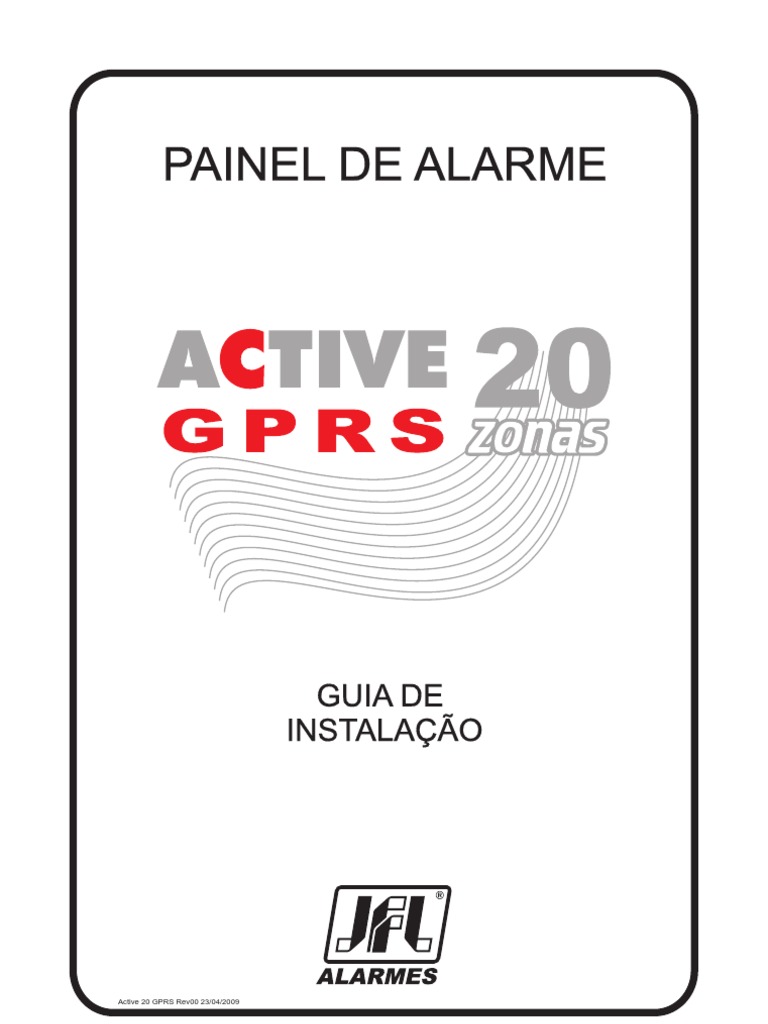Manual JFL Active20 Gprs | PDF | Diodo emissor de luz | Celulares