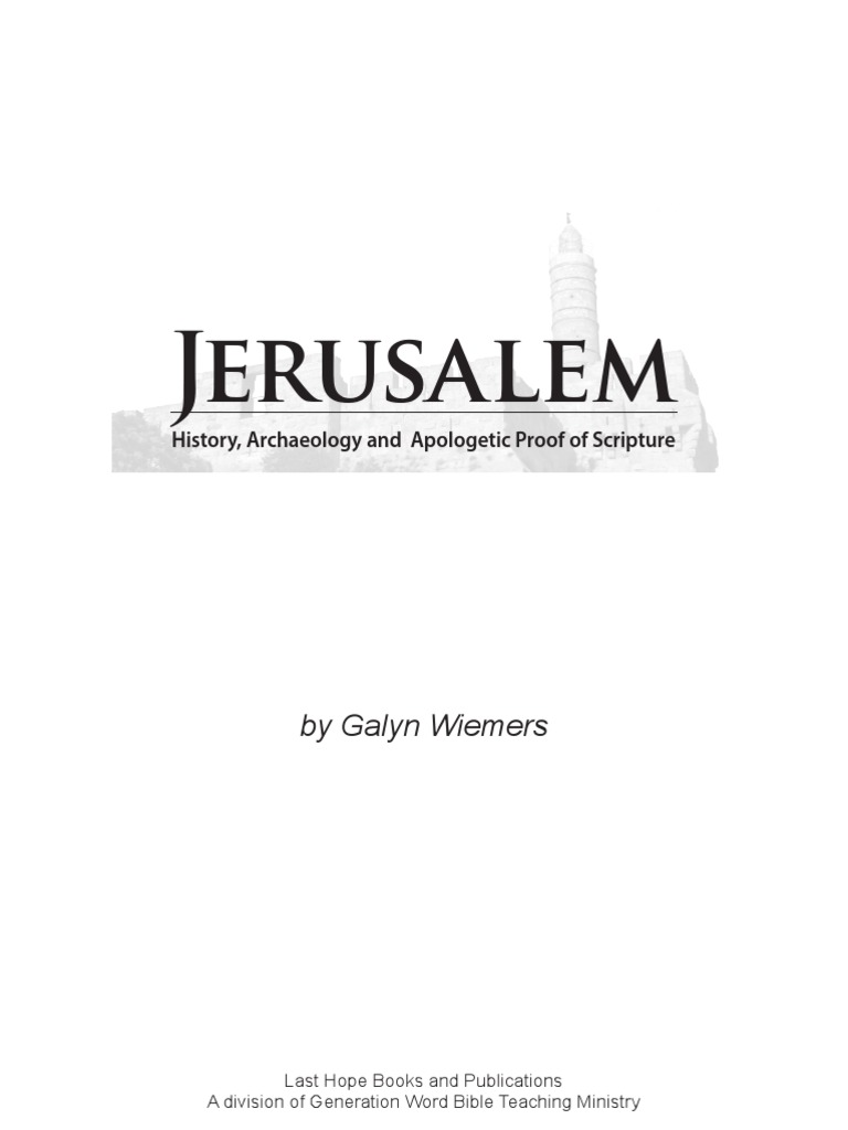 Jerusalem - History & Archeology (Ipad) | PDF | Temple In Jerusalem ...