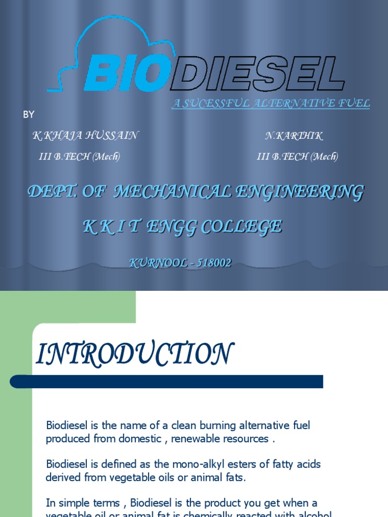 Dme 2 Biodiesel1 | PDF | Biodiesel | Diesel Fuel