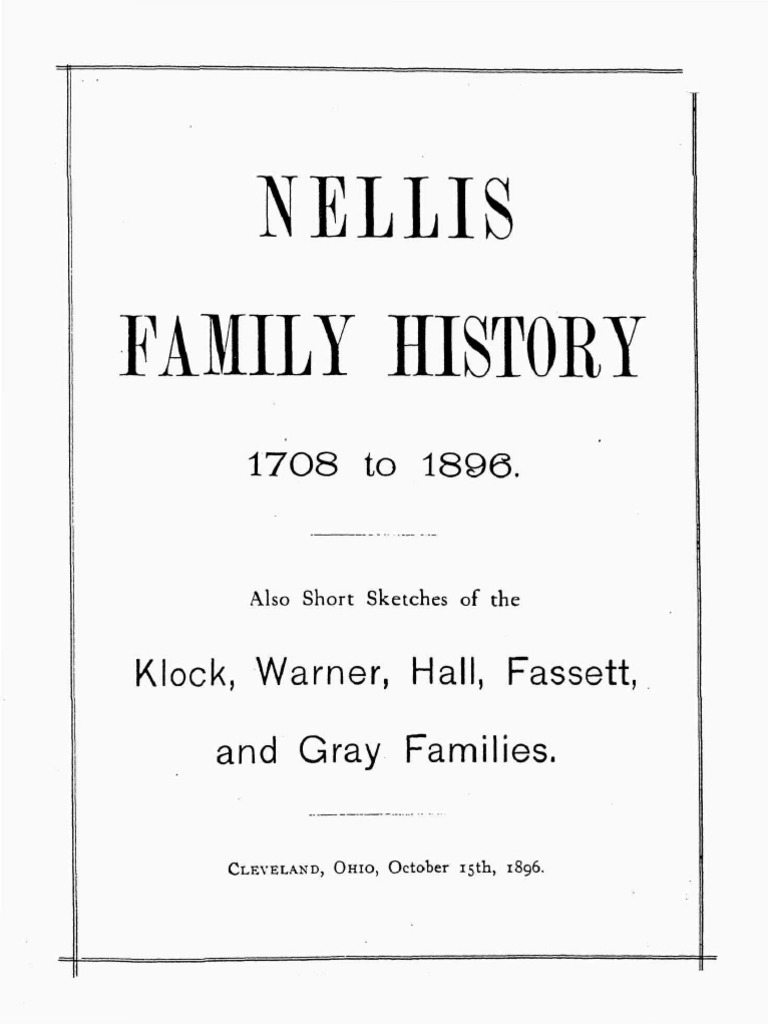 Nellis Family History | PDF | Ancient Mediterranean Religions | Monotheism