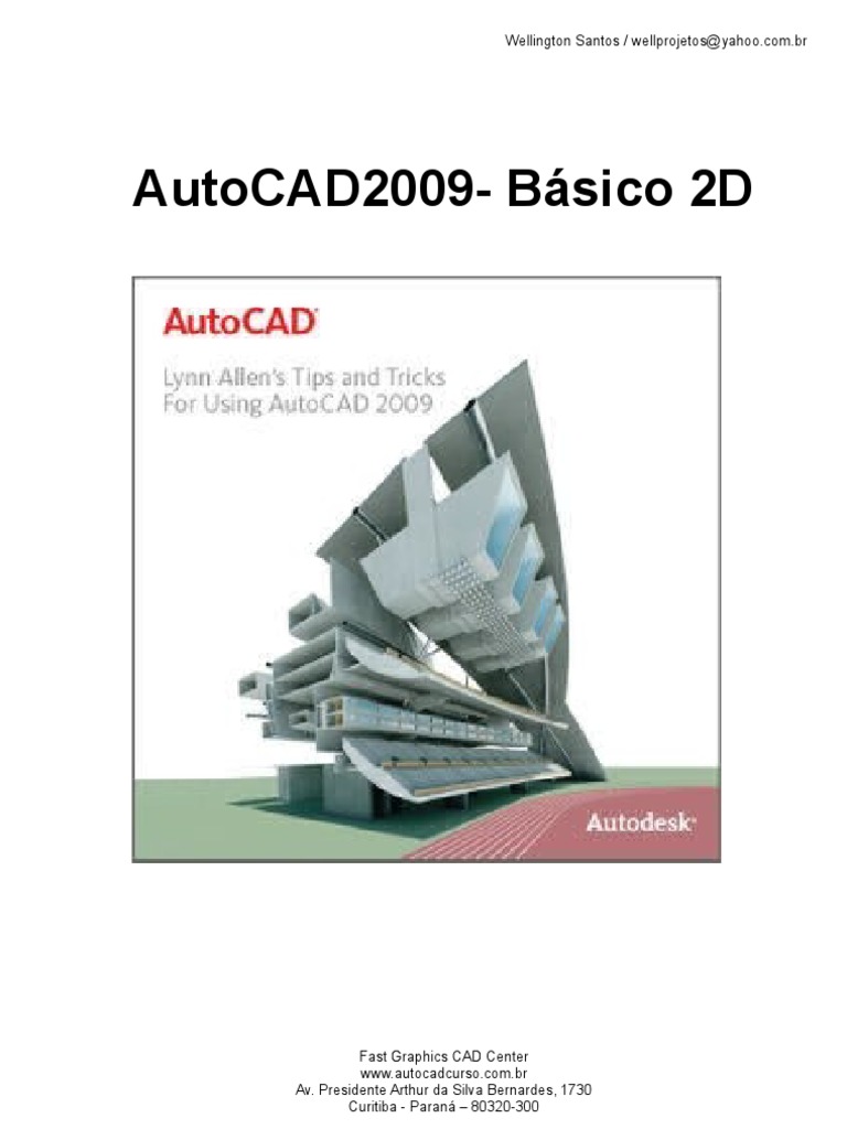 Apostila AutoCAD 2008 | Download grátis PDF | Auto Cad | Desenho ...