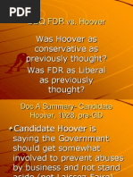 Hoover vs. FDR: Great Depression Responses | PDF | Great Depression ...