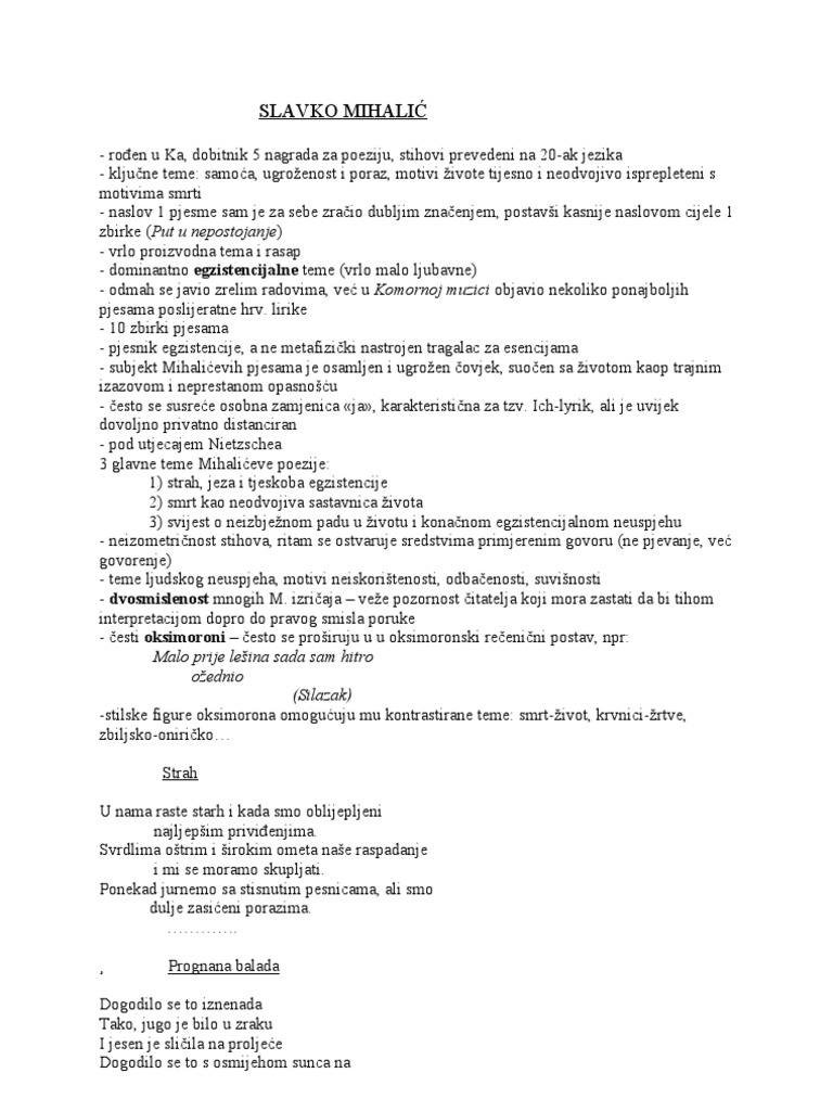 Mihalic I Ujevic | PDF