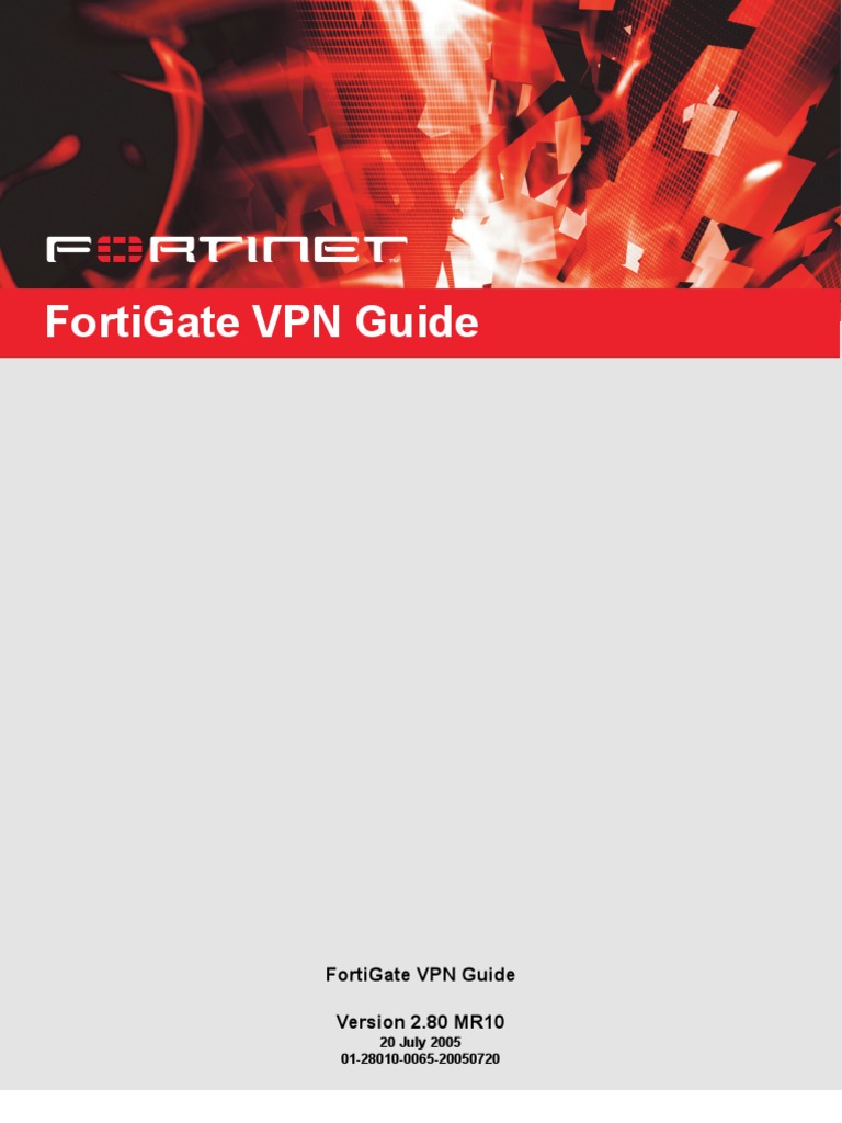 FortiGate VPN Guide | PDF | Virtual Private Network | Domain Name System