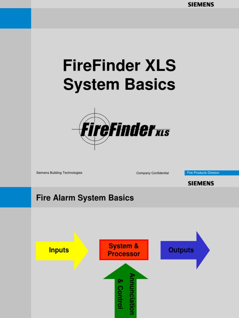 FireFinder XLS System Basics (12!10!04) 1 | PDF | Amplifier | Relay