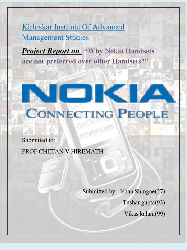 Fail of Nokia Handsets | PDF | Nokia | Mobile Phones
