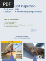 Bolt Torque Checklist Form | PDF