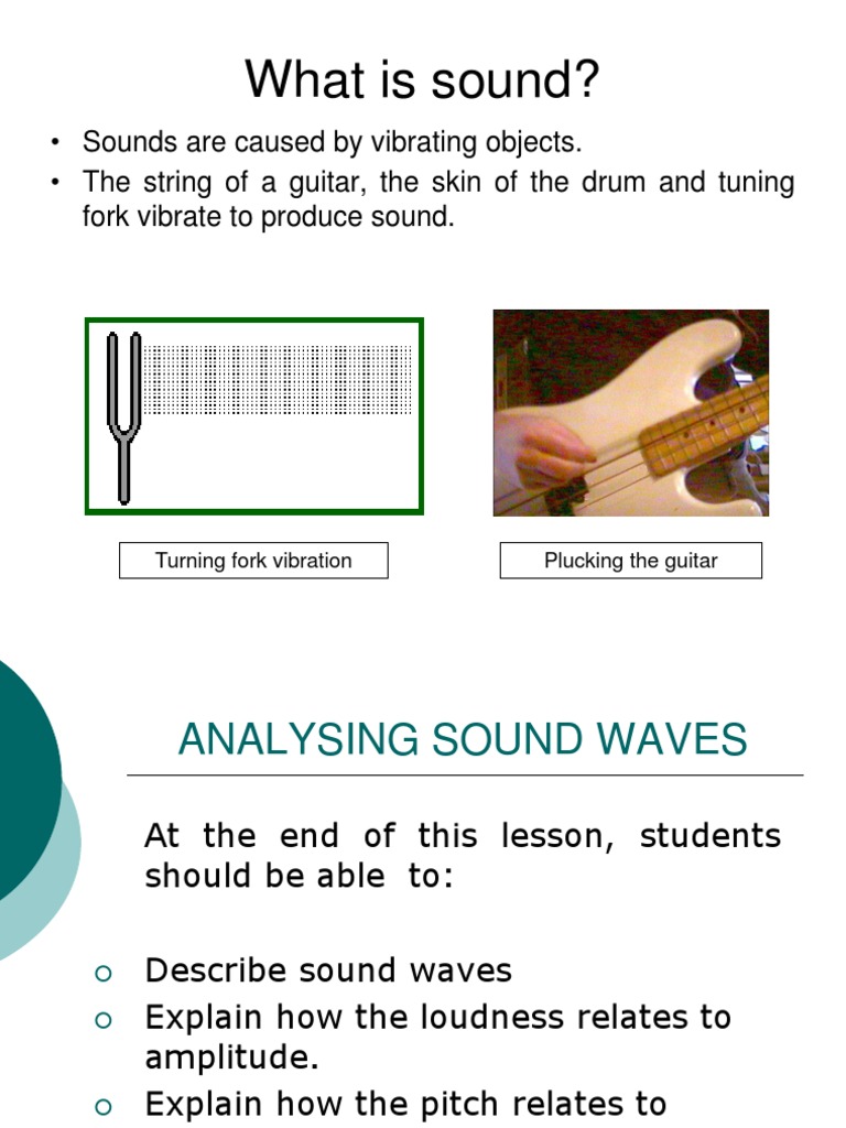 Sound Waves Slide | PDF | Sound | Amplitude