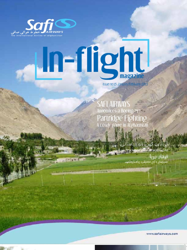 Safi Airways In-Flight Magazine 15th Issue Jan-Feb 2013 | PDF ...