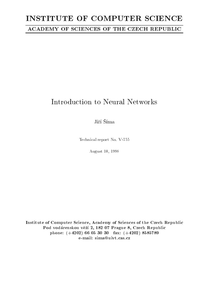 Neural Networks Basic | PDF | Dendrite | Artificial Neural Network