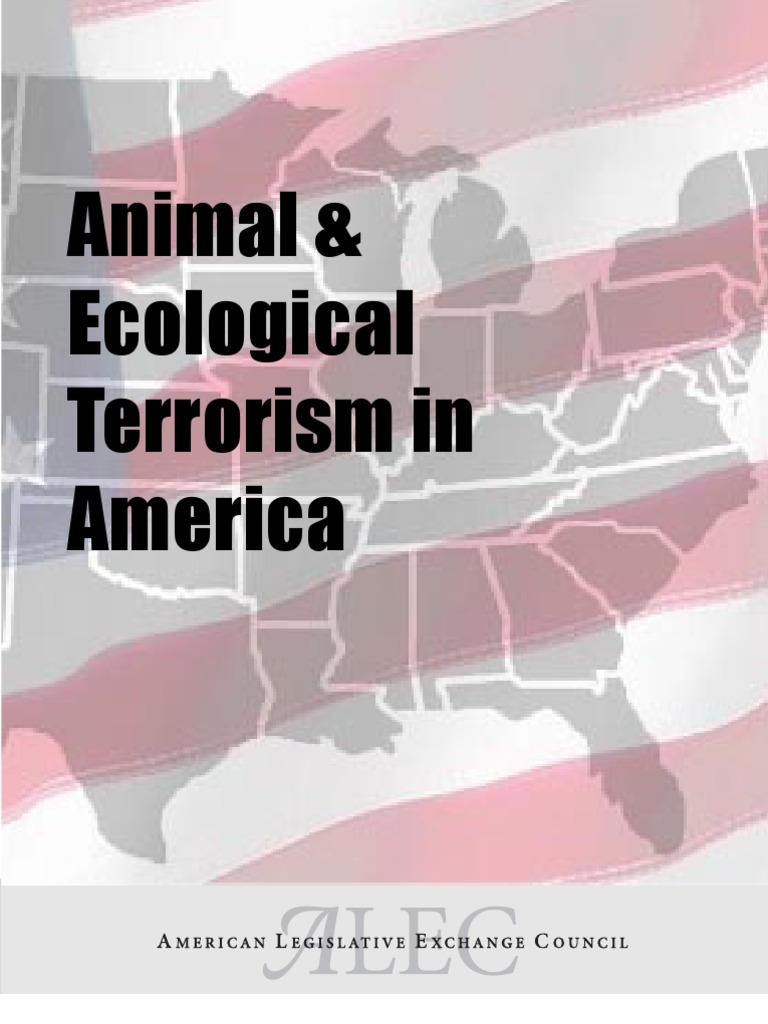 Alec Animal Ecological Terrorism Bill | PDF | People For The Ethical ...