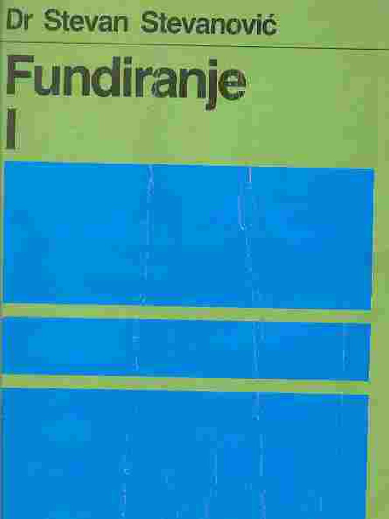 Fundiranje I - Stevan Stevanovic | PDF