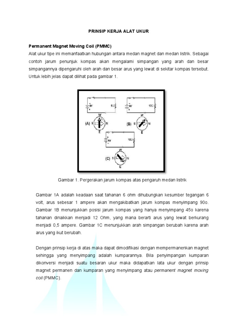 Prinsip Kerja Alat Ukur | PDF | Sains & Matematika | Teknologi & Rekayasa