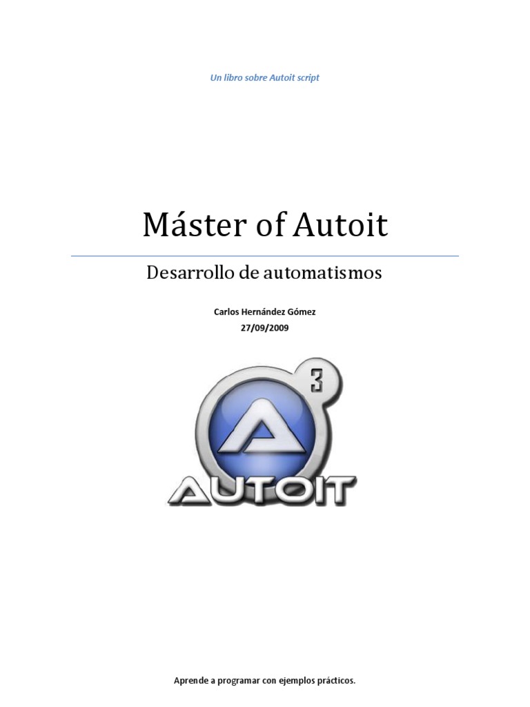 Tuto Autoit | PDF | Página web | Lenguaje de programación
