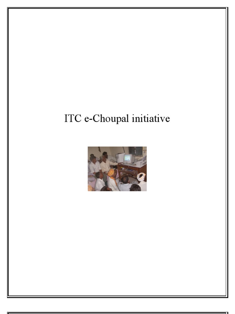 ITC Echoupal Analysis | PDF | Sustainability | Business Model