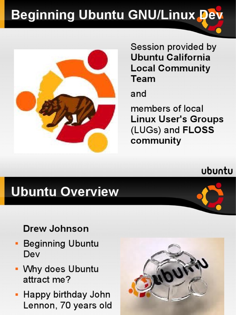 Ubuntu Overview For Developer | PDF | Linux | Ubuntu (Operating System)