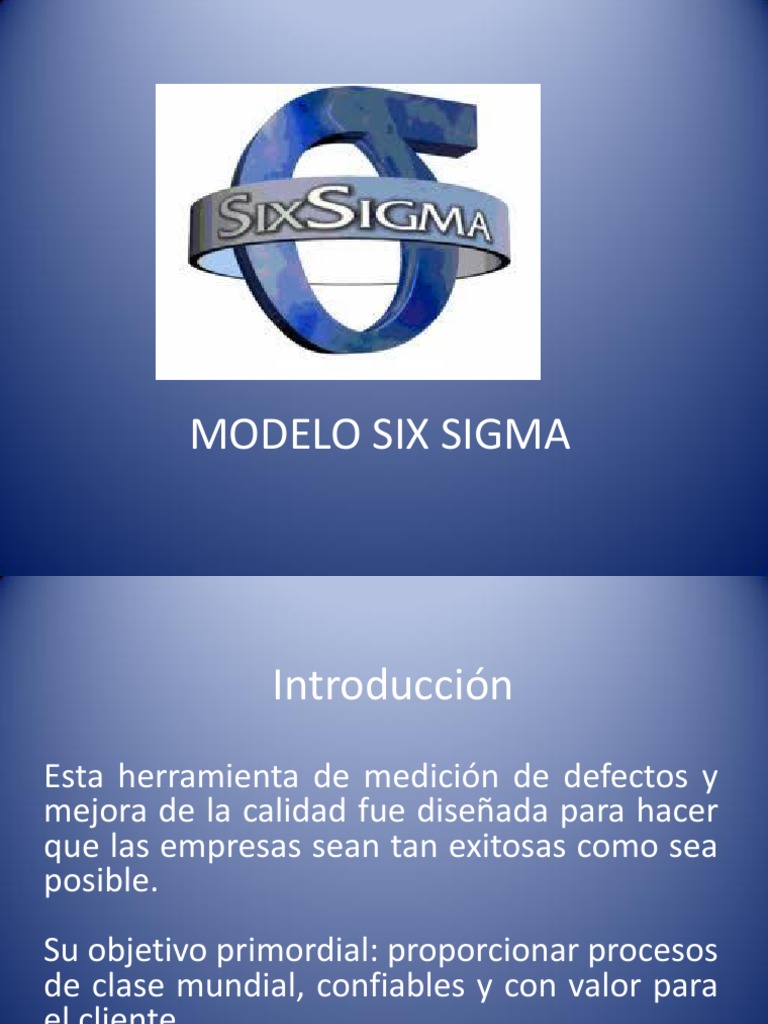Modelo Six Sigma | PDF | Six Sigma | Business