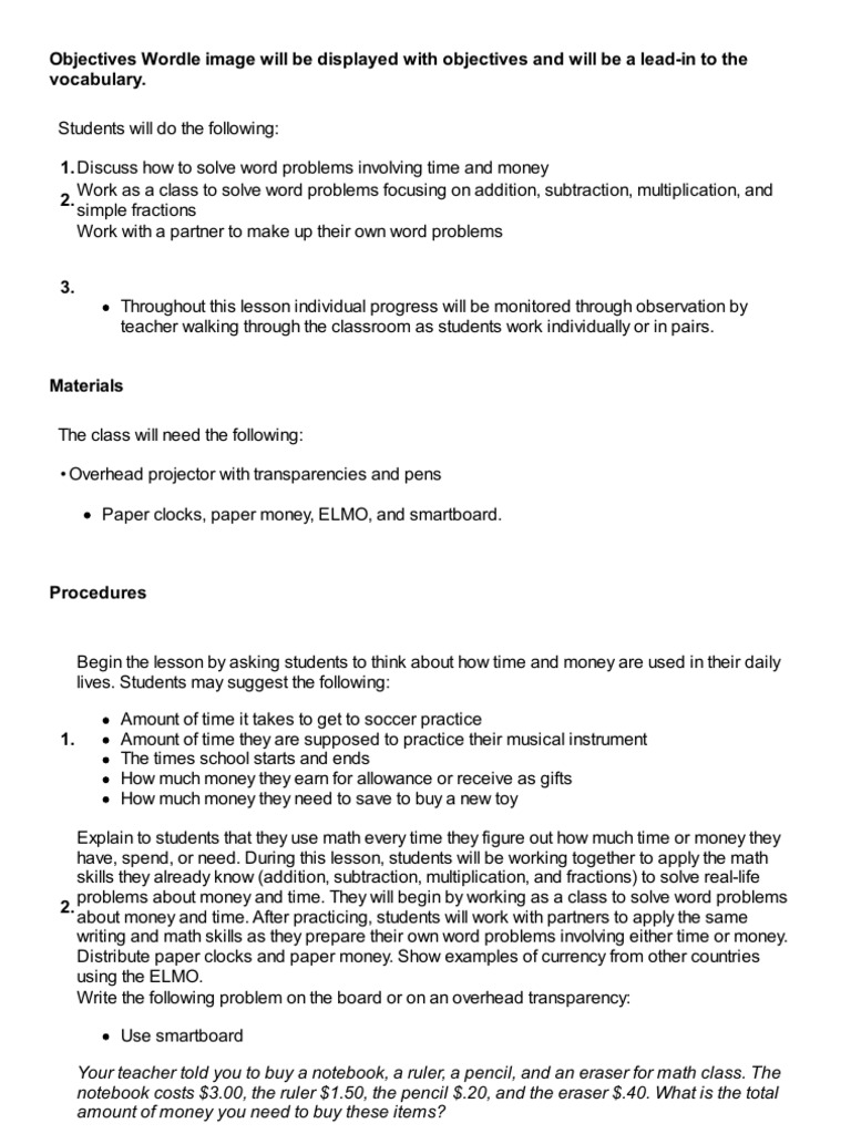 UDL Lesson plan | Fraction (Mathematics) | Teaching Mathematics