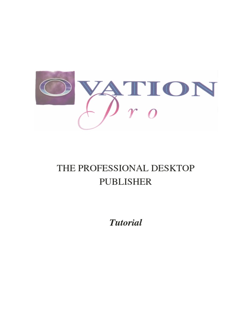 DTP Tutorial | PDF | Icon (Computing) | Button (Computing)