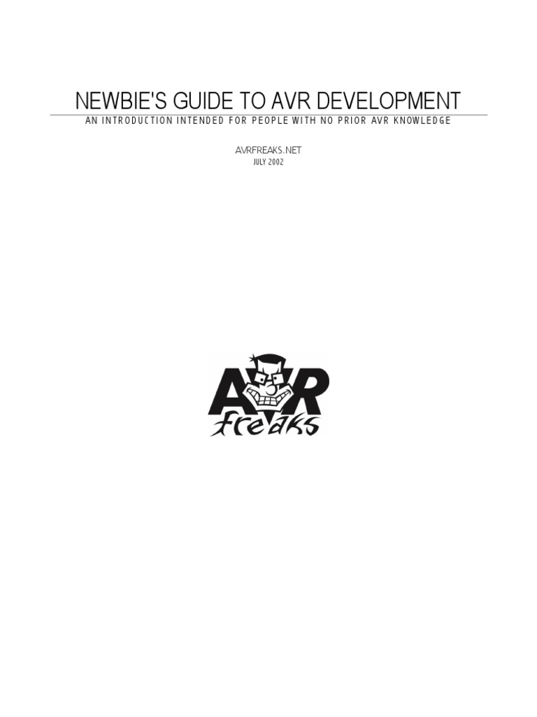 Getting Started with AVR Microcontrollers | PDF