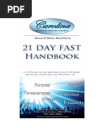 Daniel Fast Calendar | PDF | Fasting | Prayer
