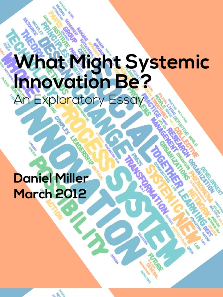 What Might Systemic Innovation Be? | PDF | System | Innovation