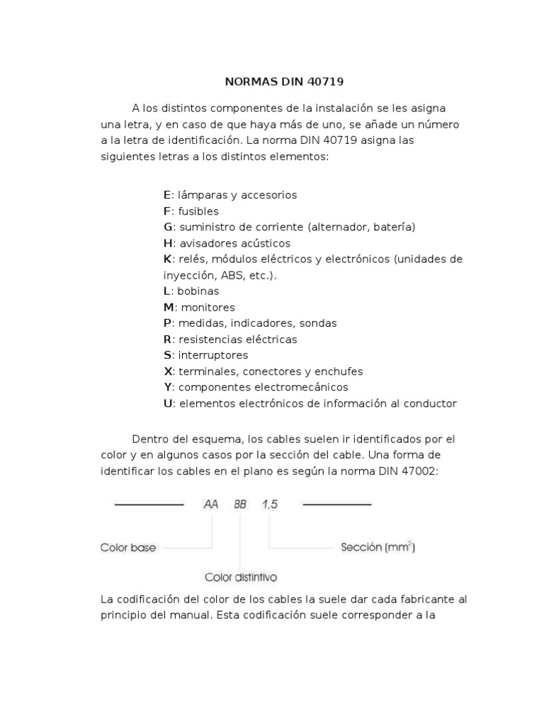 Normas Din 40719 | PDF