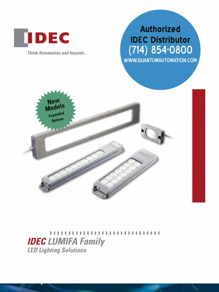 IDEC LUMIFA Family Brochure | PDF | Light Emitting Diode | Fluorescent Lamp