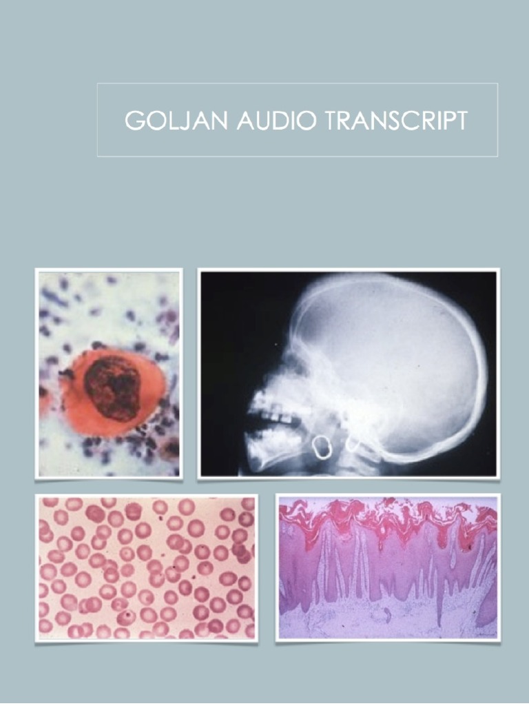 Goljan - Audio Transcripts | PDF | Liver | Glycolysis