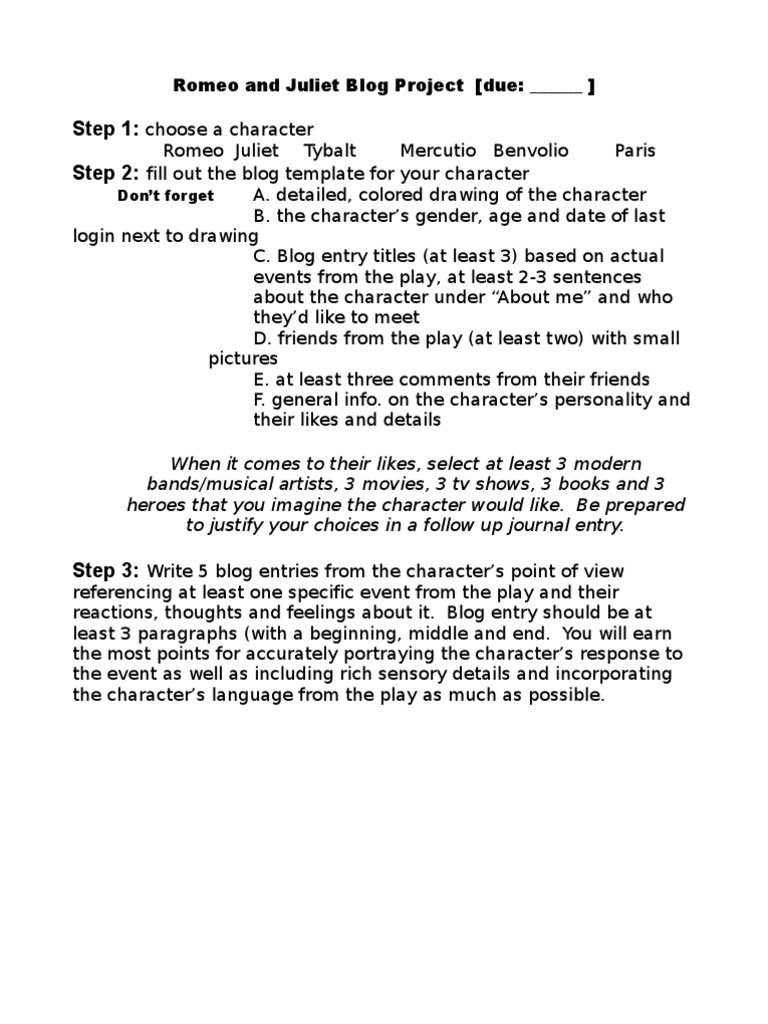 Myspace Character Project | PDF | Business