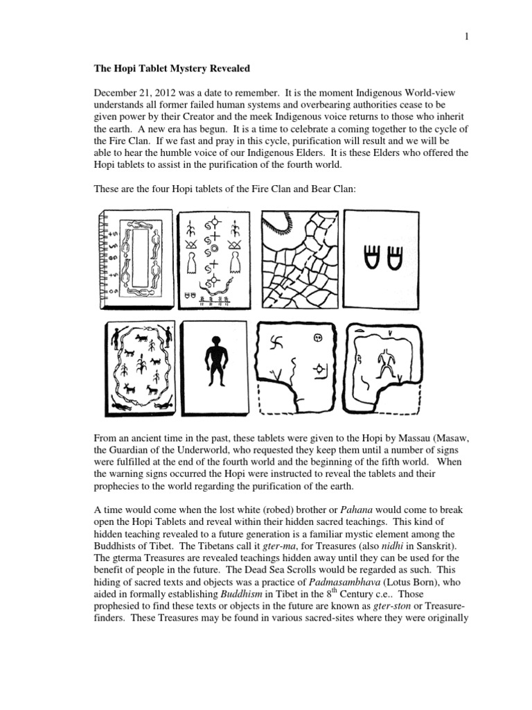 The Hopi Tablet Mystery | PDF | Serpent (Symbolism) | Padmasambhava