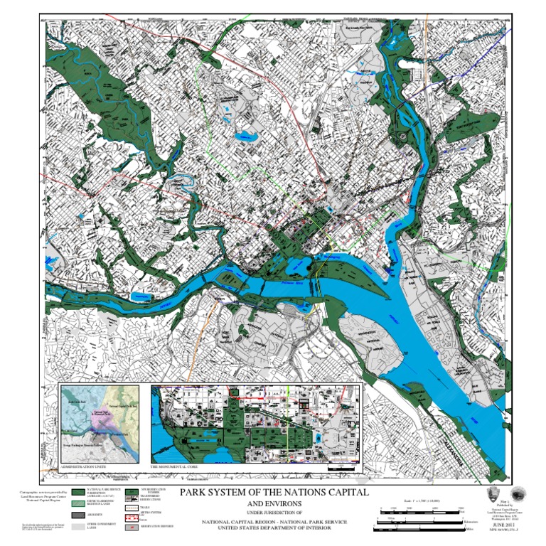 National Capital Region Park Map | PDF | Law