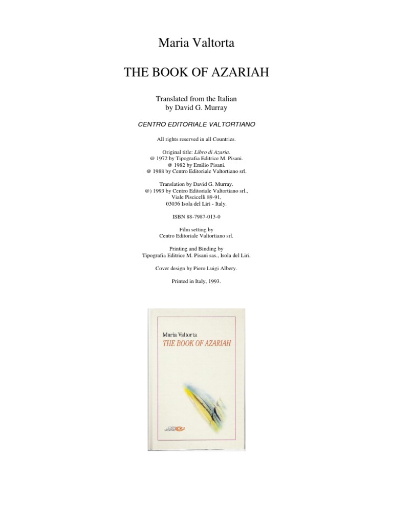 Book of Azariah | PDF | Eucharist | Pentecost