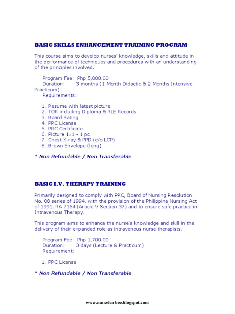 Training Programs in LCP | PDF | Intensive Care Medicine | Nursing