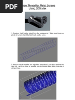 How To Make Thread in CATIA | PDF | Helix | Computing And Information ...