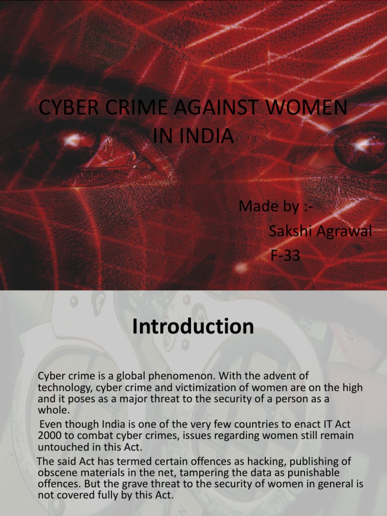 Cyber Crime Against Women in India | Cybercrime | Stalking
