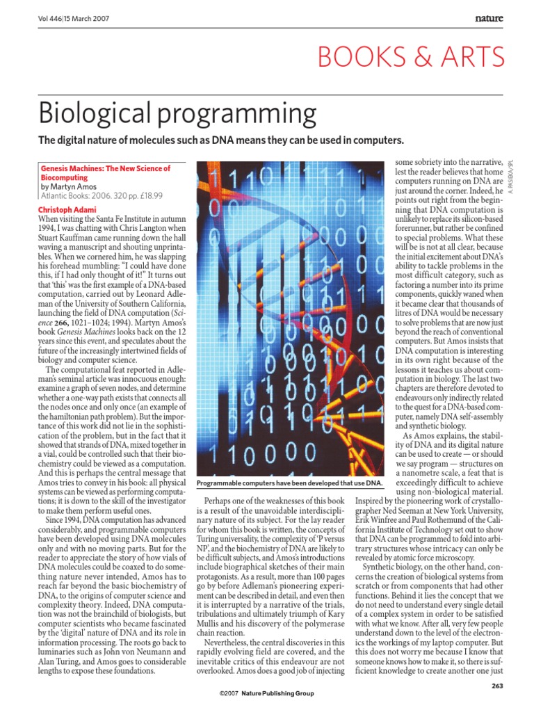 Biological Programming | PDF | Mammals | Taxonomy (Biology)
