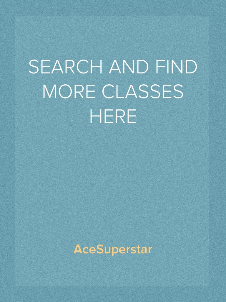 Search And Find Your Class Here 
