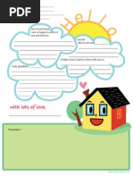 Red Swirl Letter Template | PDF