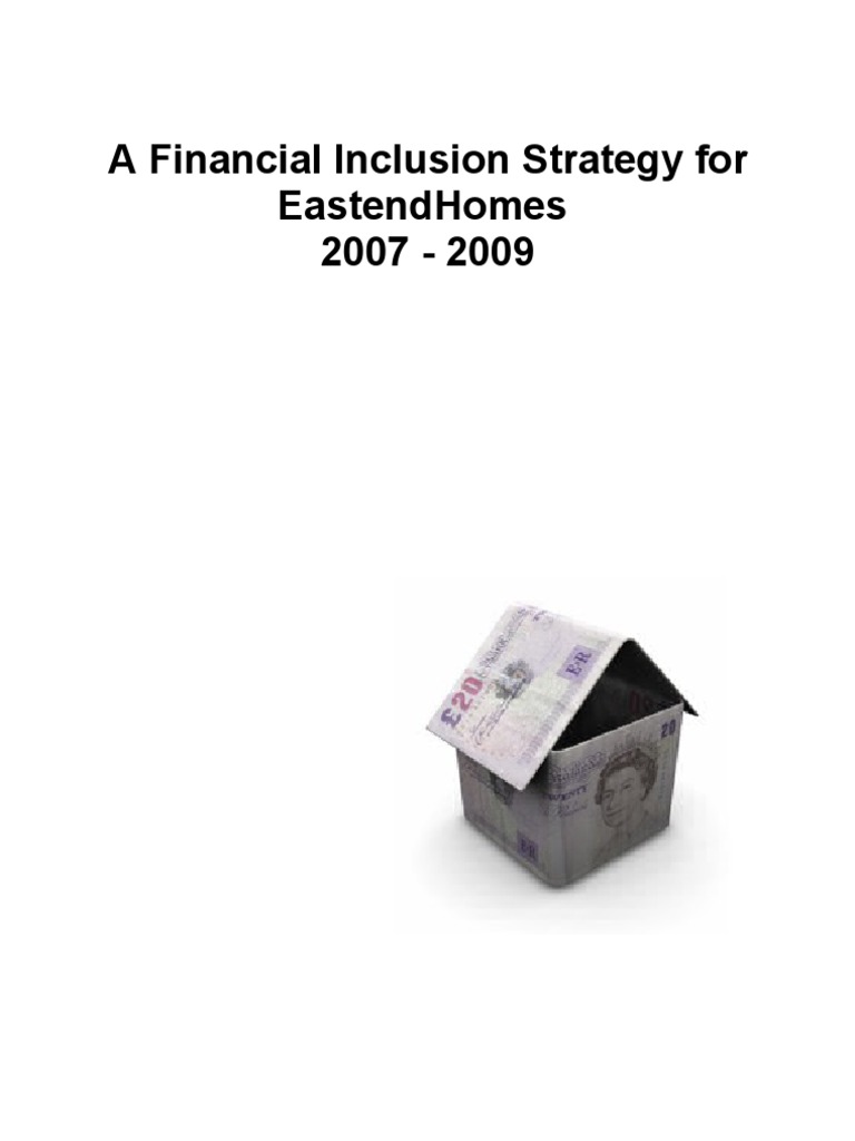 Financial Inclusion Strategy June 08 | PDF | Social Exclusion ...