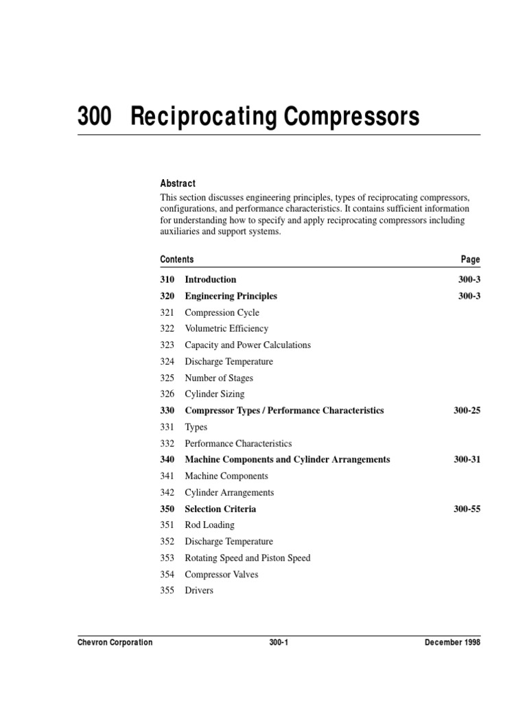 Reciprocating Compressors | PDF | Gas Compressor | Cylinder (Engine)