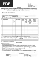 KPKB Canteen Card Form | PDF | Refrigerator