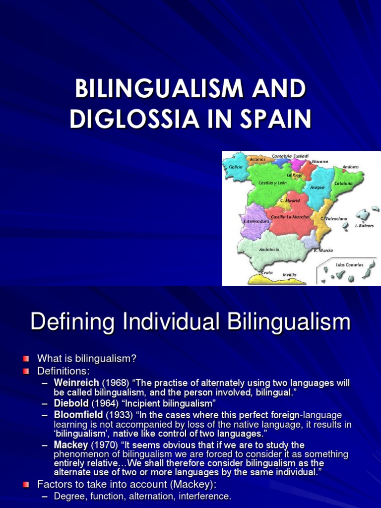 Bilingualism and Diglossia in Spain | Multilingualism | Symbols